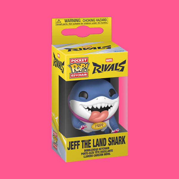 Jeff the Land Shark Schlüsselanhänger Funko Pop! Marvel Rivals – Nerdy ...