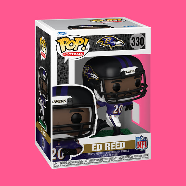 (Pre-Order) Ed Reed (330) Funko Pop! NFL Baltimore Ravens – Nerdy Terdy ...