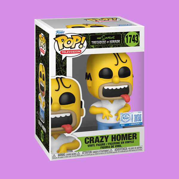 Crazy Homer (1743) Funko Pop! The Simpsons Treehouse of Horror – Nerdy ...