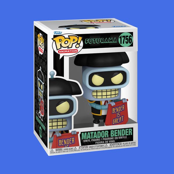Matador Bender Funko Pop! (1756) Futurama – Nerdy Terdy Gang